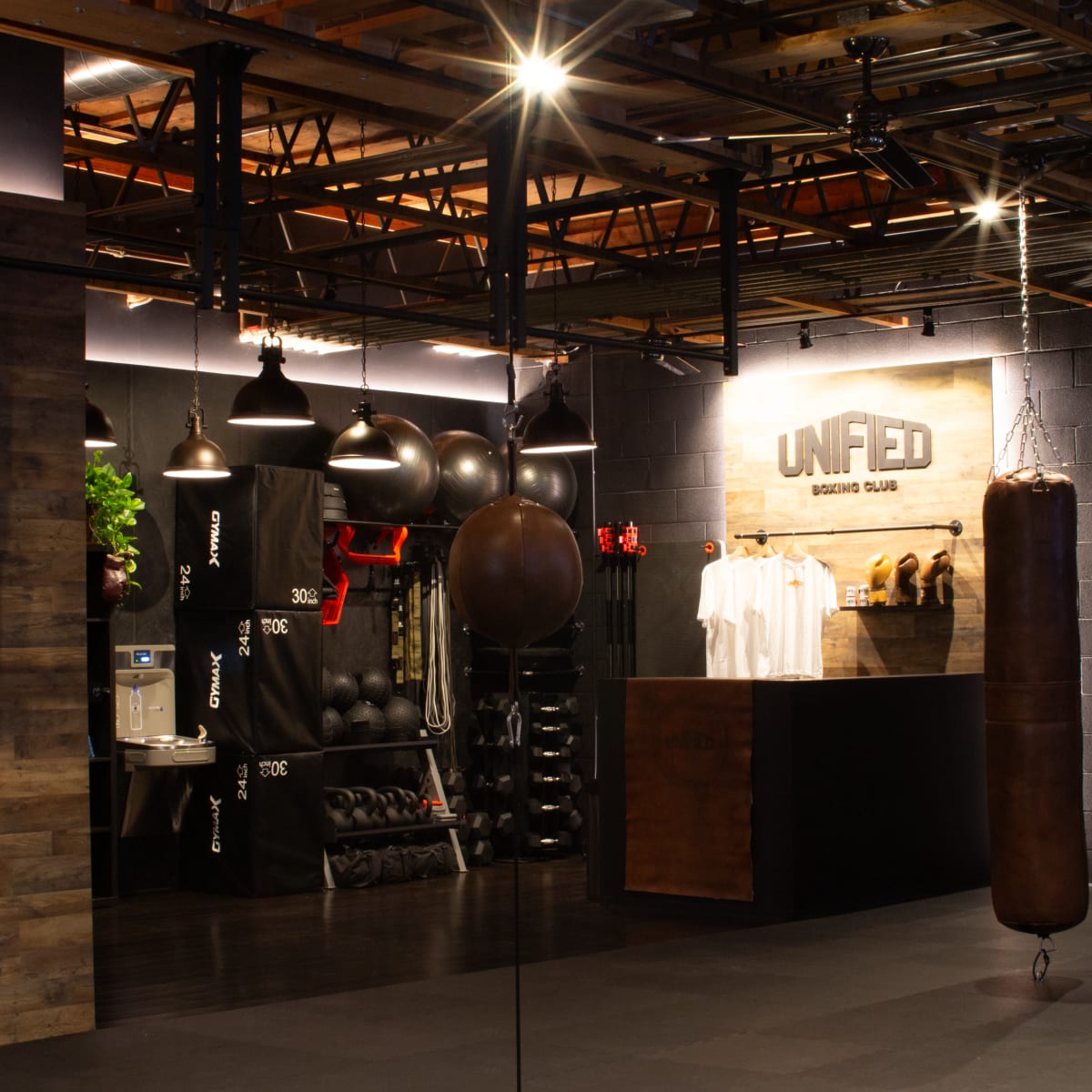Modern Vintage Industrial Boutique Boxing Studio in Hollywood, Los ...