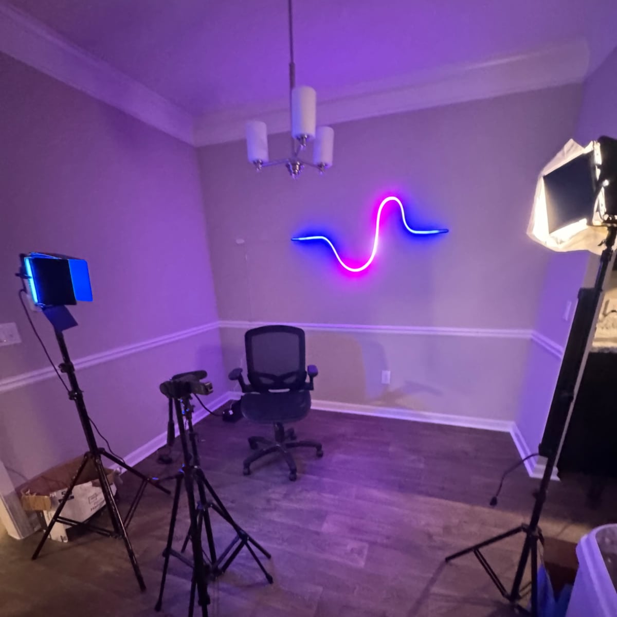 Neon light Office Studio, Duluth, GA | Production | Peerspace