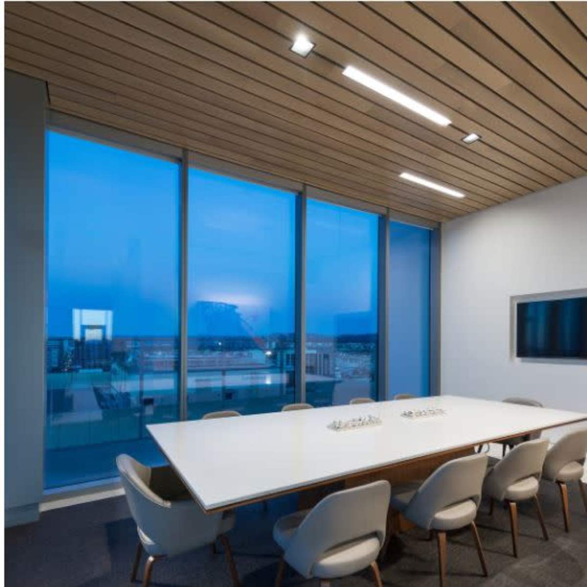 Elegant Executive Boardroom w/ LA Skyline View, Los Angeless, CA ...