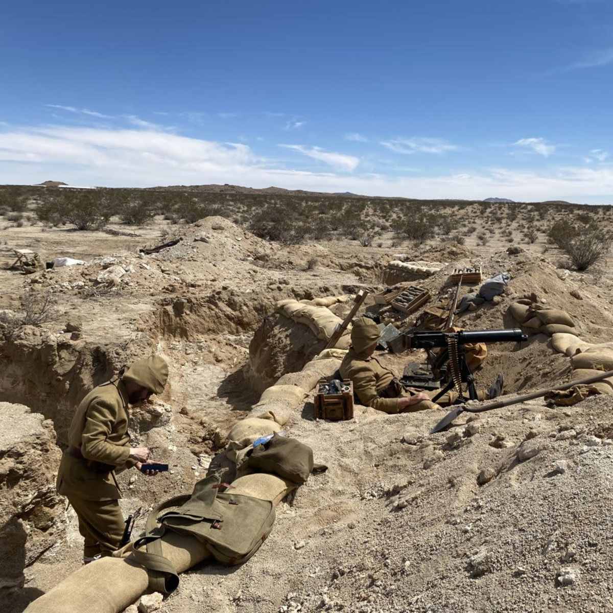 Open Desert Land Middle Eastern Sci-fi Trenches, Lancaster, CA ...
