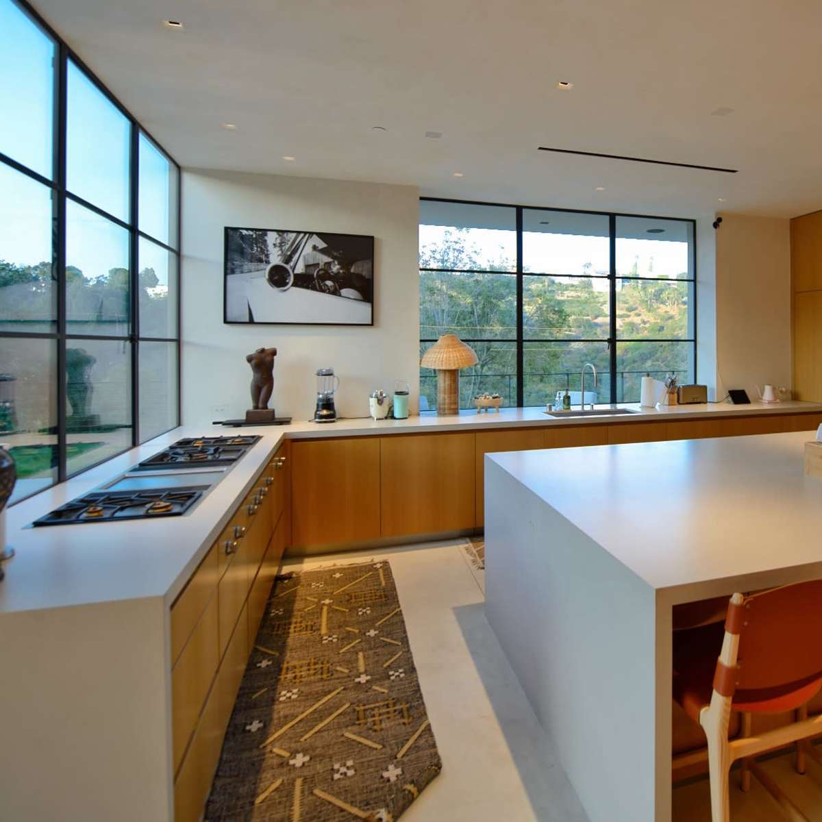 Modern, Upscale, Arty House with Olympic-Size Swimming Pool in Bel Air ...