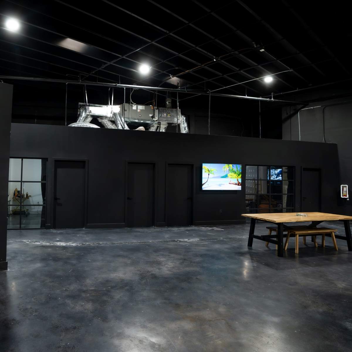 Black Box Media Miami | Multi-Purpose All Black Modern Warehouse, North ...