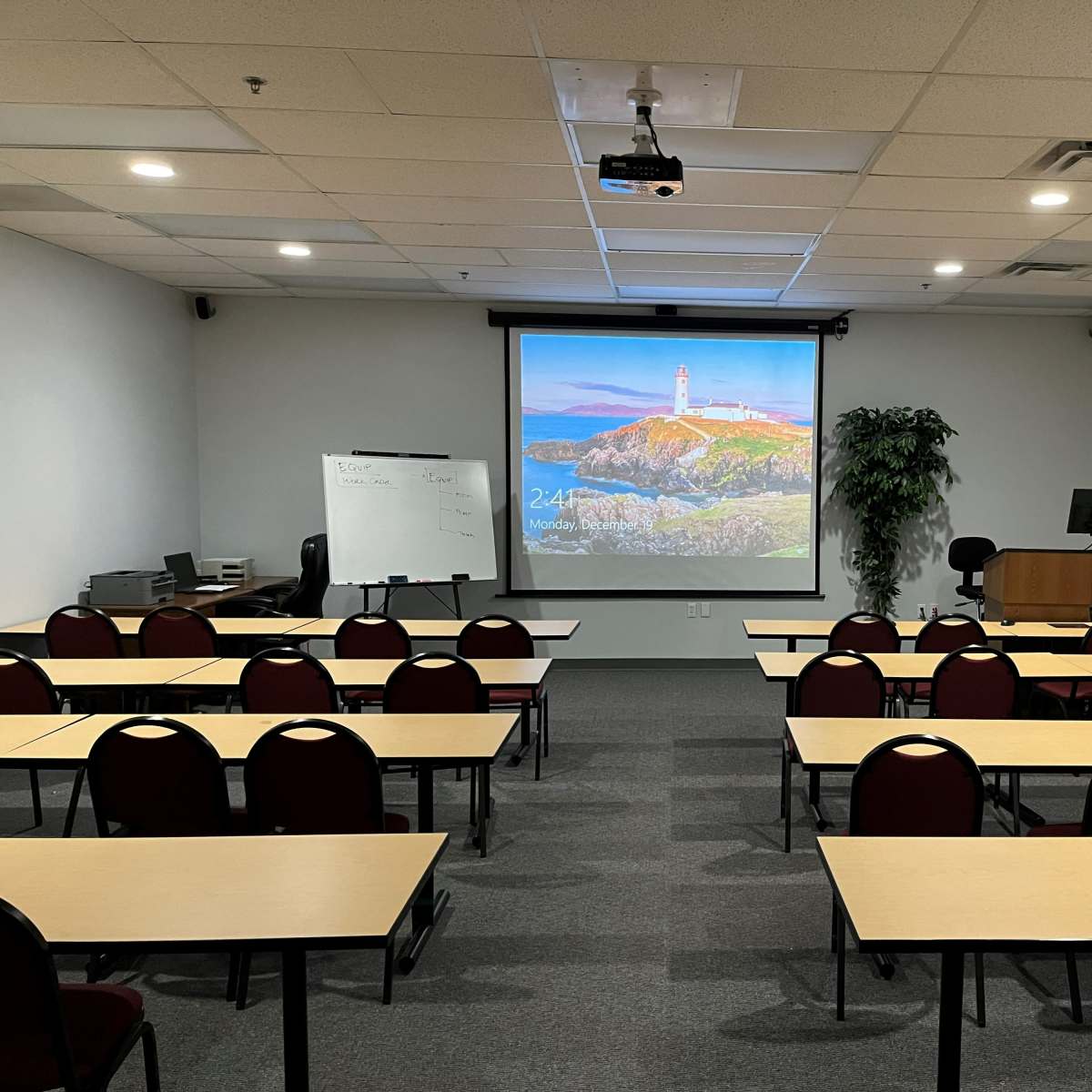 Ashcom Technologies, Inc | Full training/meeting room with audio visual ...