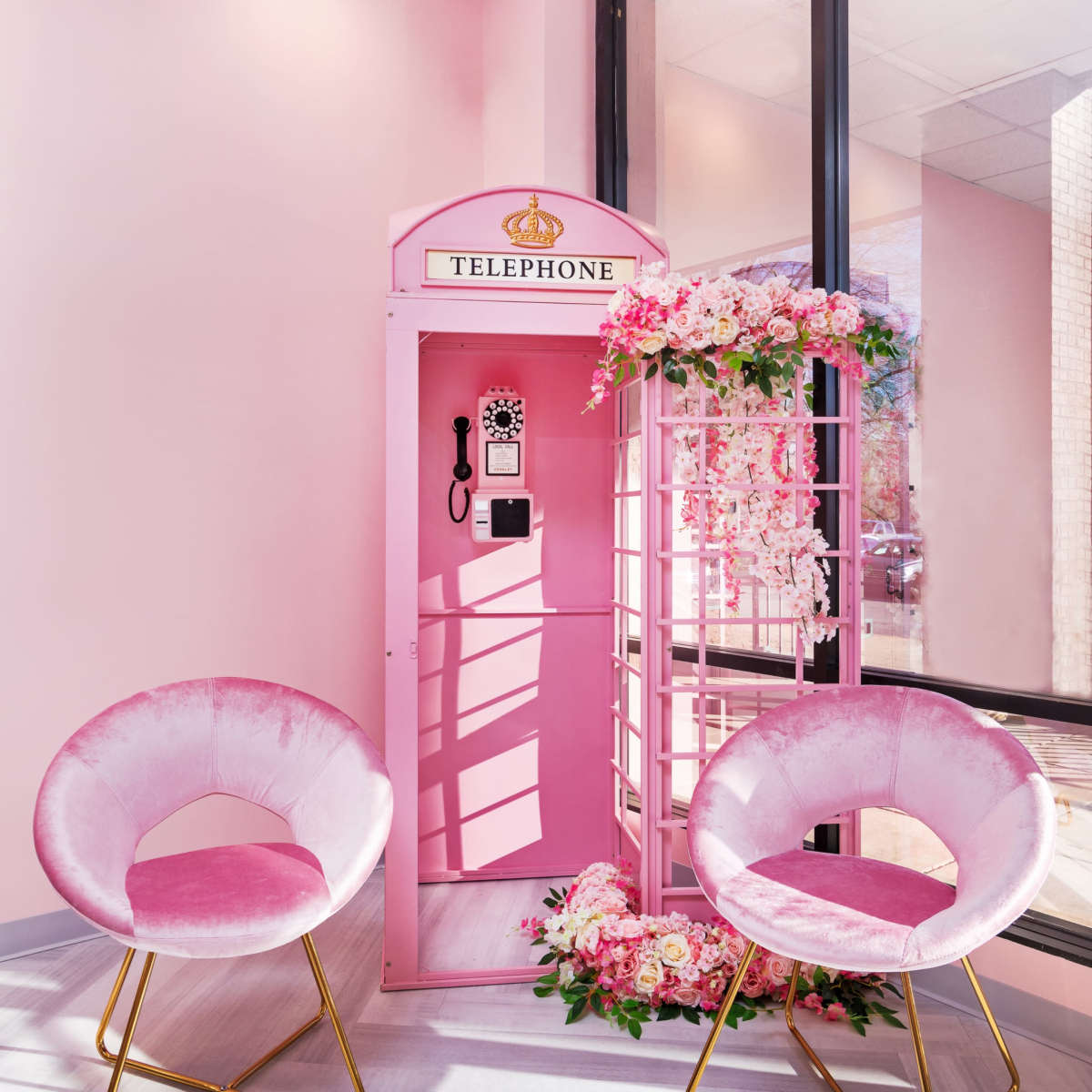 Pink professional training room, Marietta, GA | Off-Site | Peerspace