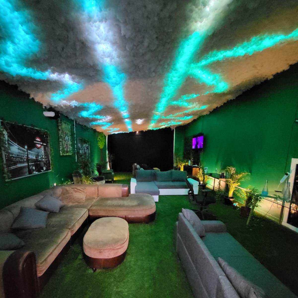 Storage Unit Converted into a Urban Underground Lounge Event Space ...