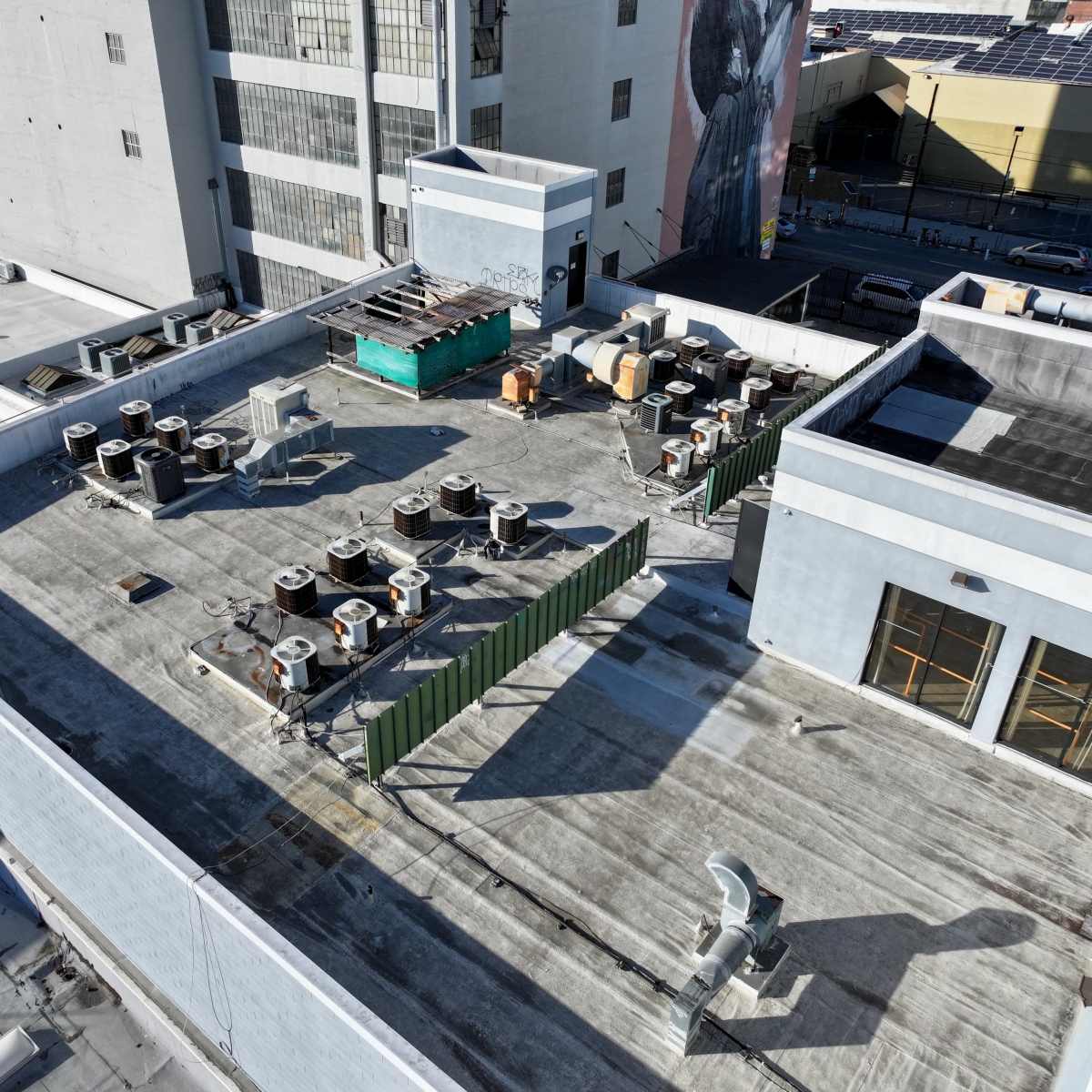 Multi-Level Rooftop Immersed in Scenic Downtown LA Cityscape (Power ...