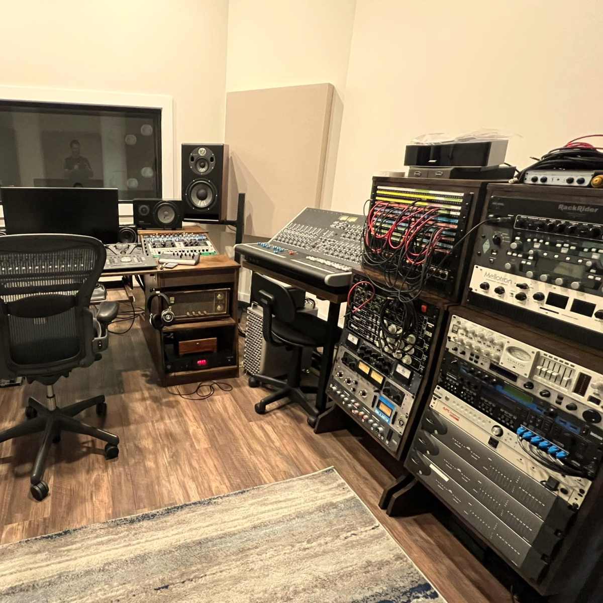 Recording Studio - large live room with Hue color lighting., Madison ...