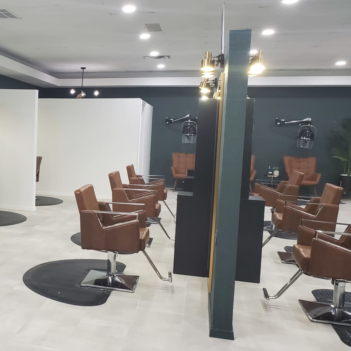 Urban Downtown Hair Salon with Event Space, Content space for Photo ...