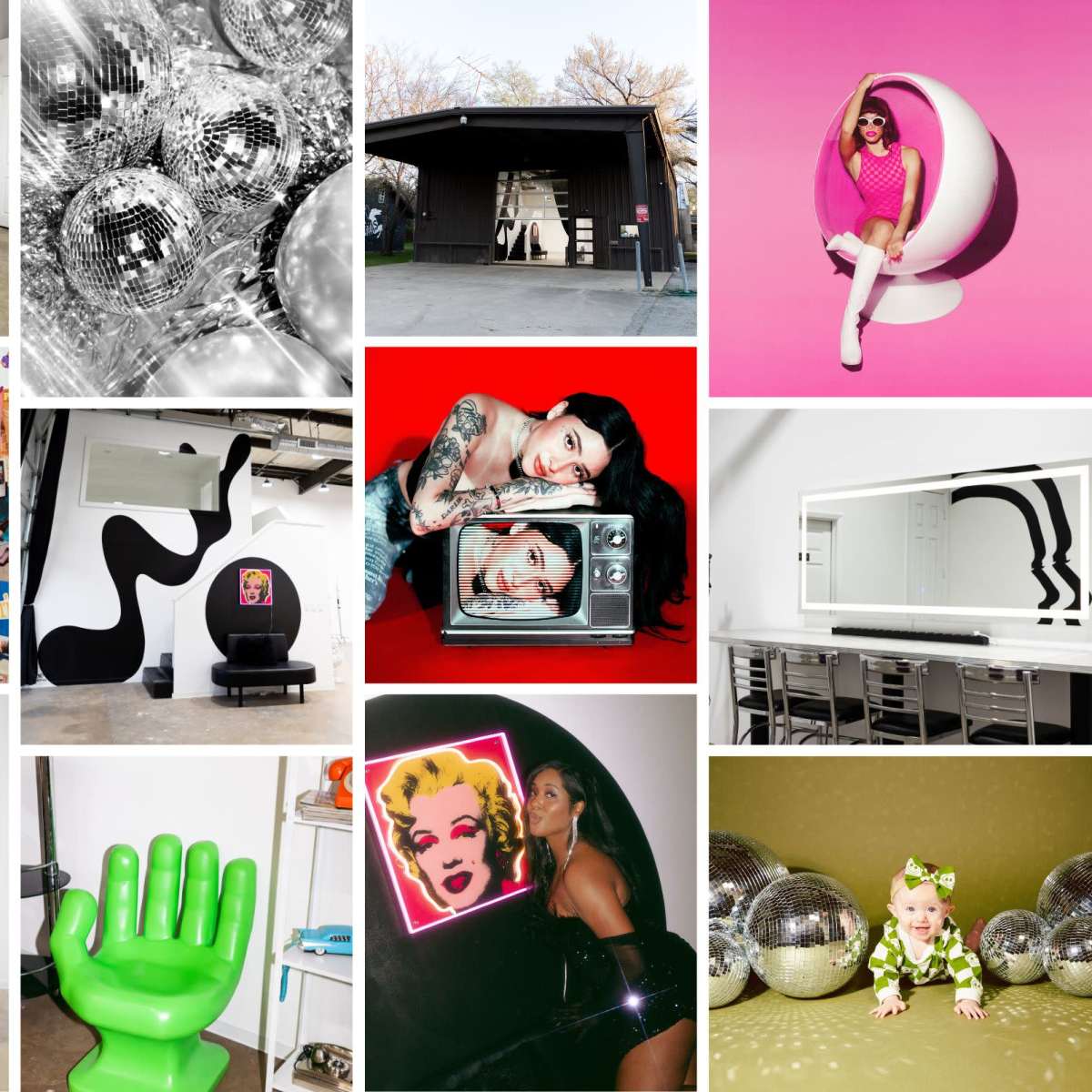 Vibrant Retro meets Modern Dallas Photography Studio and Creative Space ...