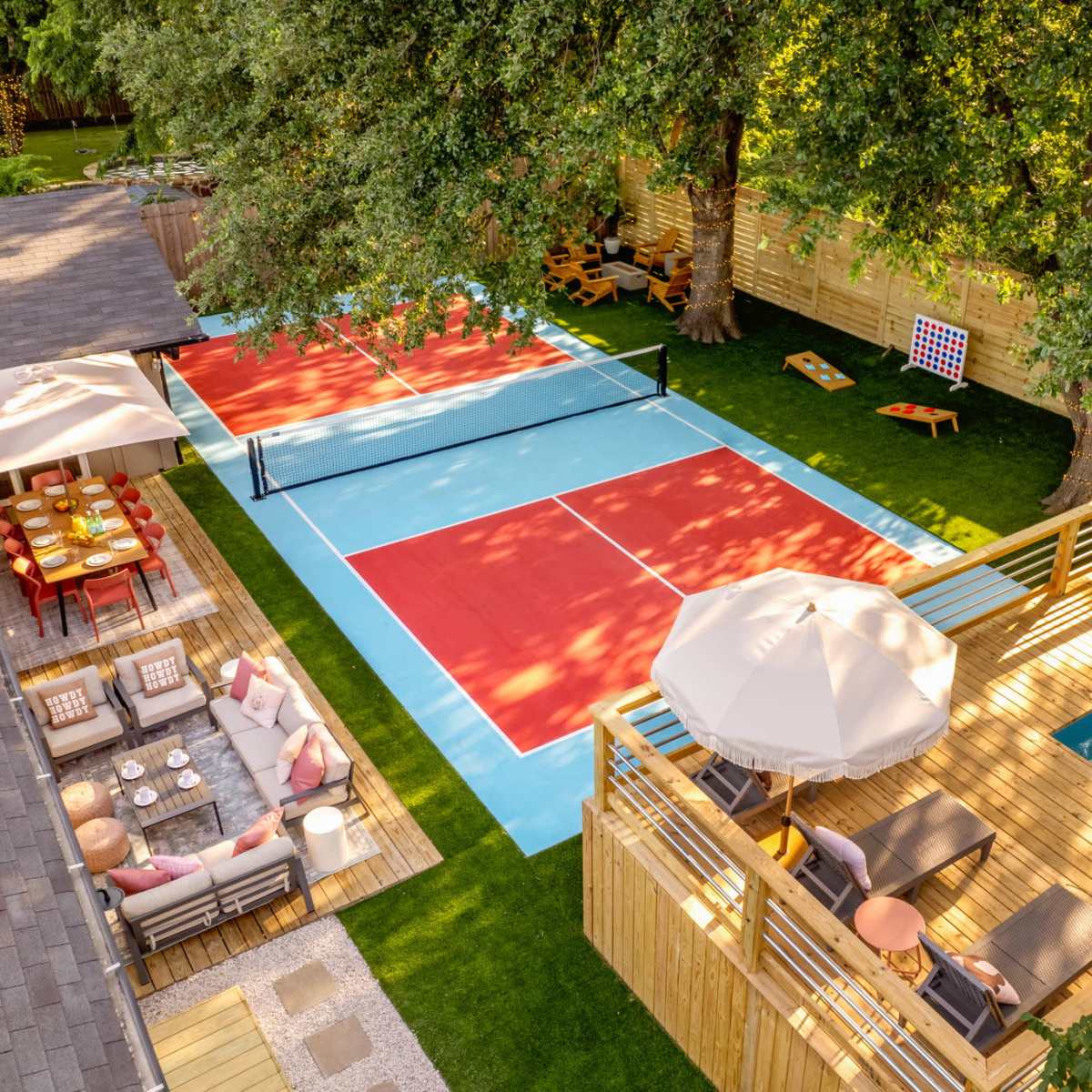 Modern Cowgirl Home | Pool, Pickleball, Resort Backyard, Austin, TX ...
