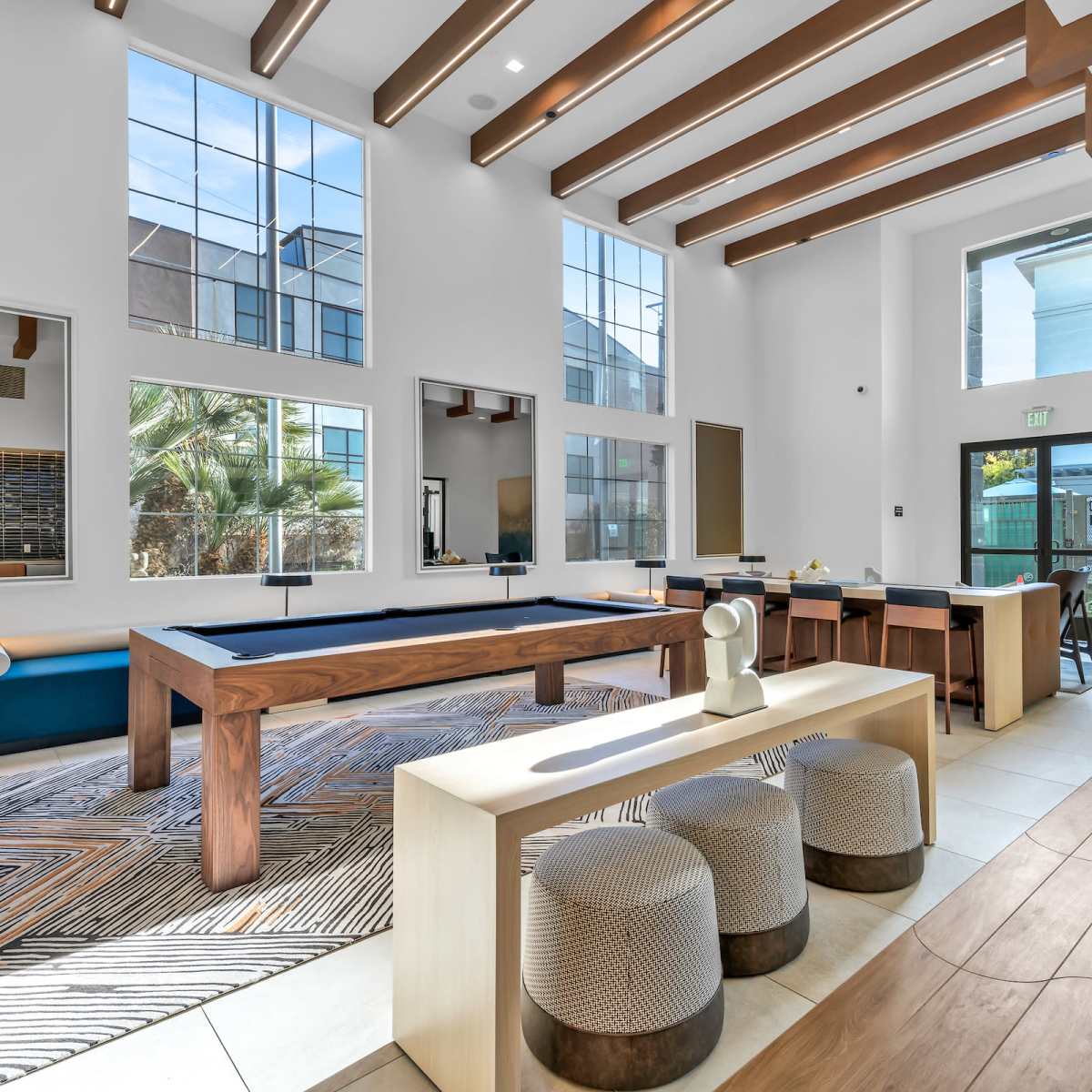 Bright lounge with Pool Table in Marina Del Rey (Semi-Private), Marina ...