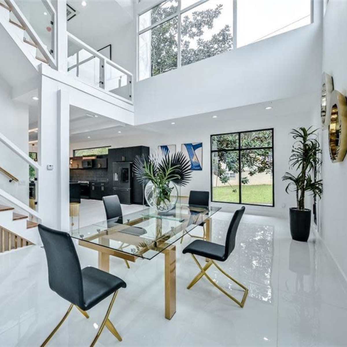 Modern Living Room/Kitchen/Dinning/Office (main level of house use only ...