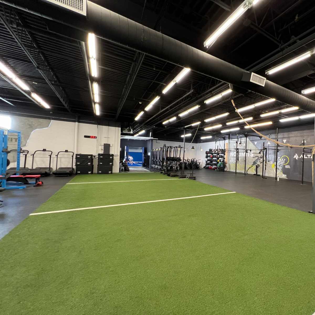 Spacious Gym, with CrossFit Area, Olympic Lifting Platforms, Outdoor ...