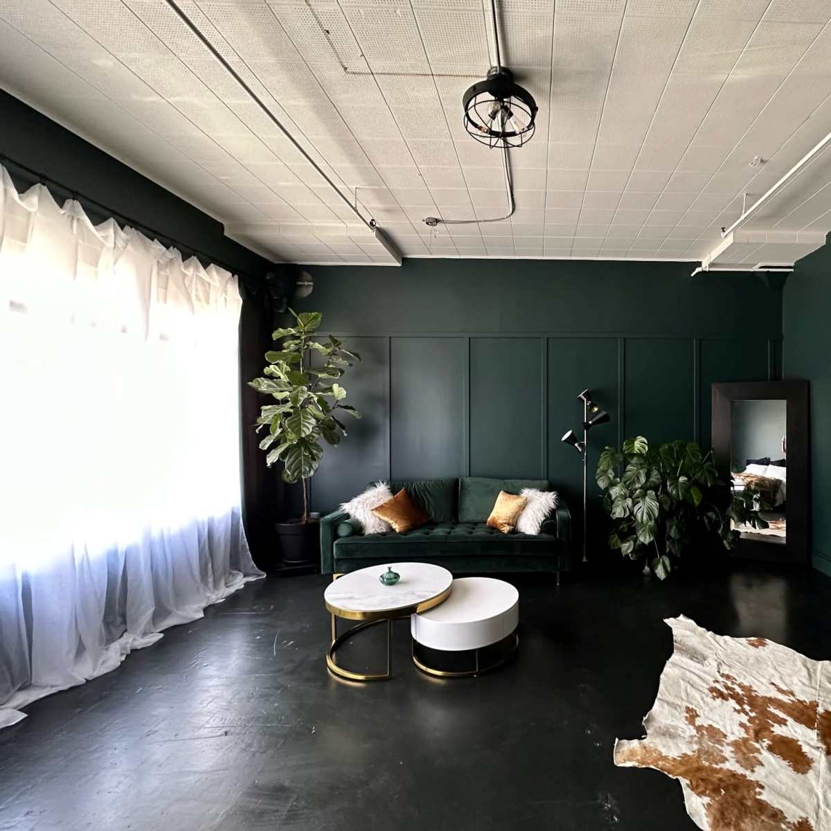 Chantel Allen Boudoir | The Green Room: a color drenched, moody, luxe ...