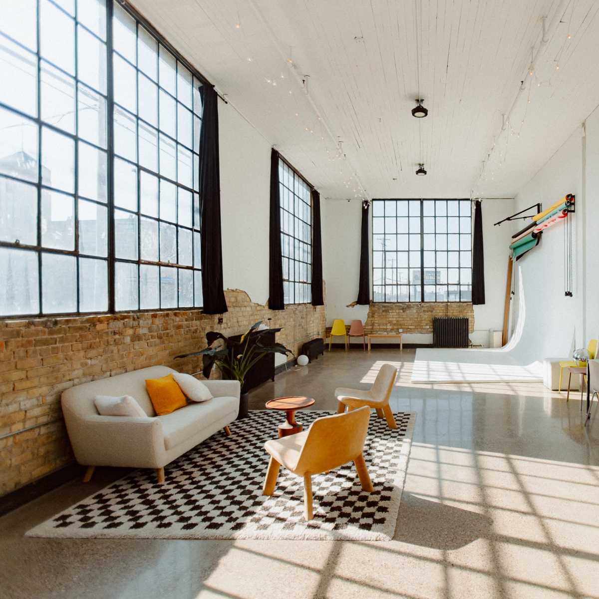First Floor Industrial Corner Studio with Huge Windows in Northeast ...