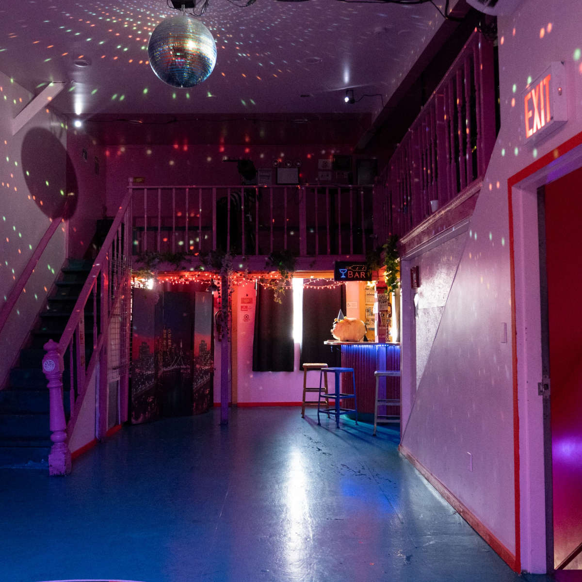Eccentric Bushwick Bar/Venue with Distinctive Decor, Lighting, and In ...