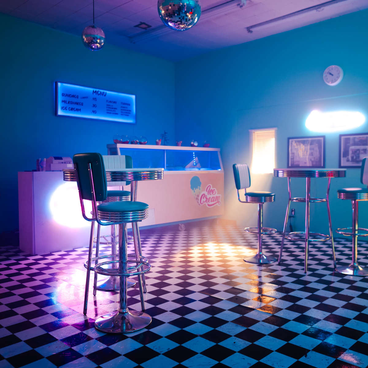Retro Ice cream shop, los angeles, CA | Production | Peerspace