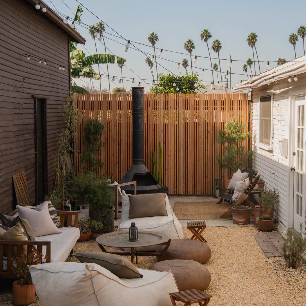 Unique Rustic Urban Back Yard with Cabin and Barn Studio, Los Angeles ...