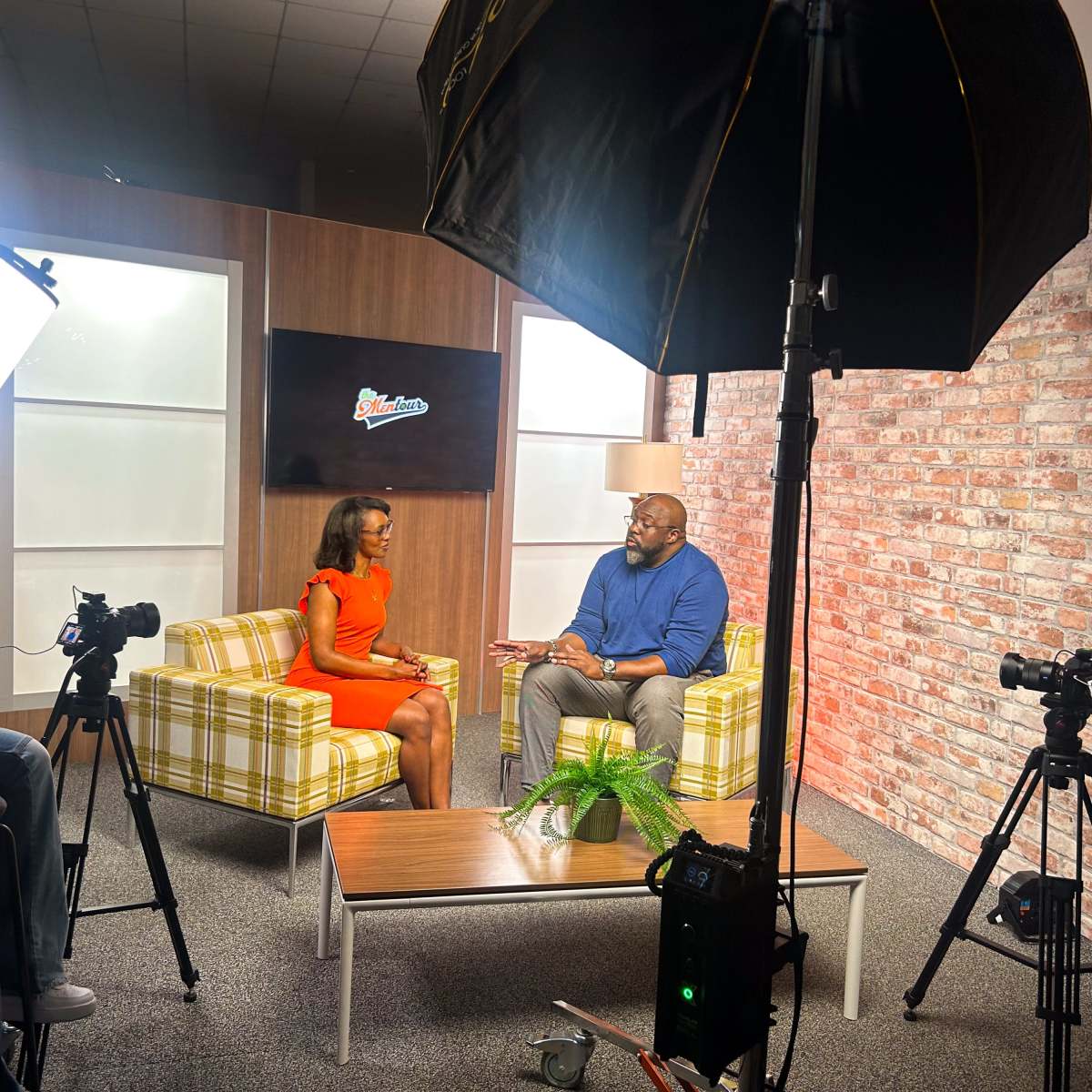 Cool Talkshow Set/ Film Studio, Peoria, AZ | Off-Site | Peerspace