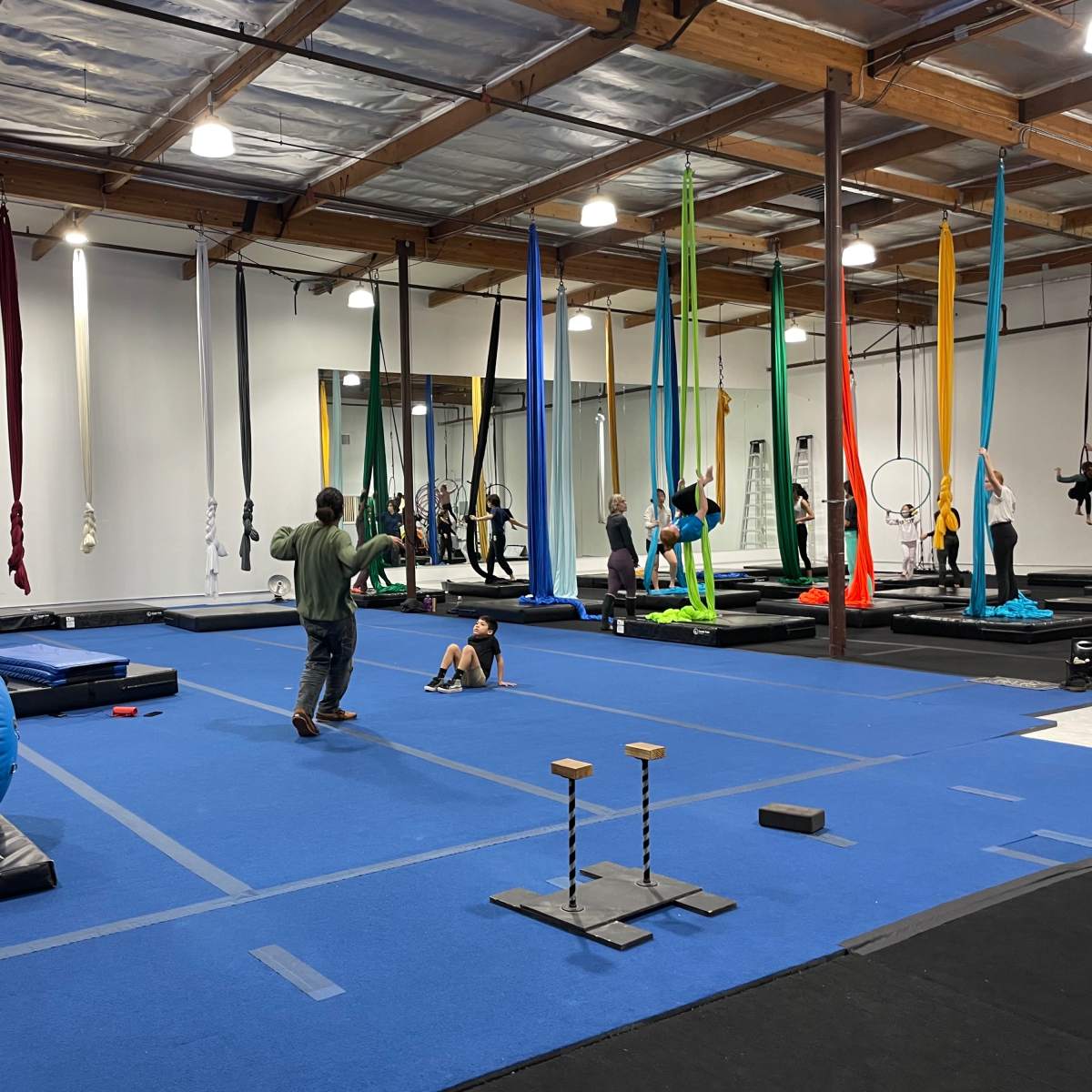 Elevate Aerial | Aerial Studio with high ceilings and blank walls ...