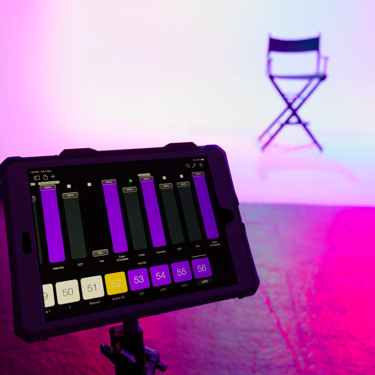 Stoodio One | Spacious studio with pre-rigged RGB LED lighting package ...
