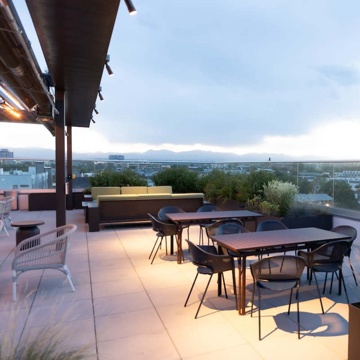 Stunning Rooftop Lounge w/ Views of the Rockies, Denver, CO ...
