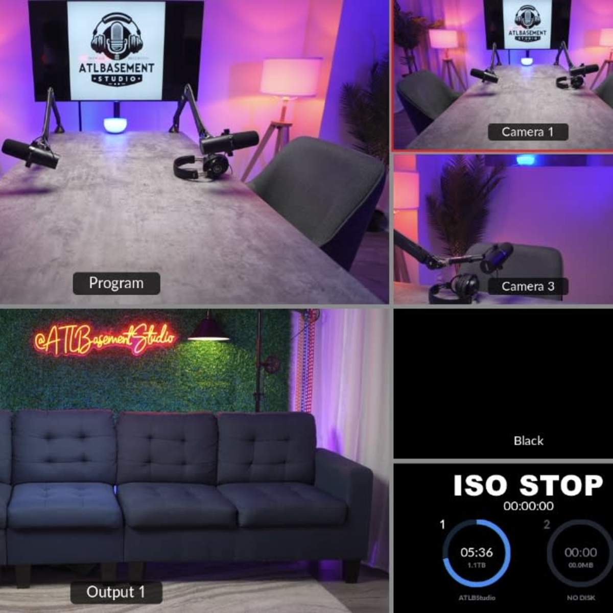 Podcast Recording 3 Cameras & Custom Lighting, Atlanta, GA | Production ...