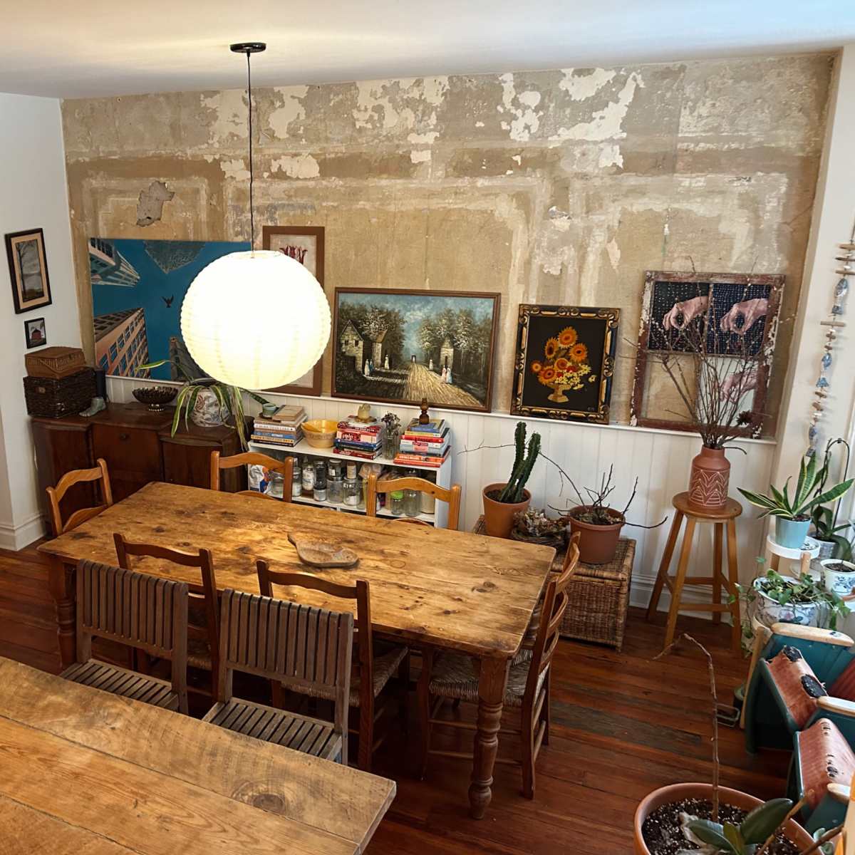 Art Filled Bohemian Cottage Style Historic Brooklyn Townhouse with ...