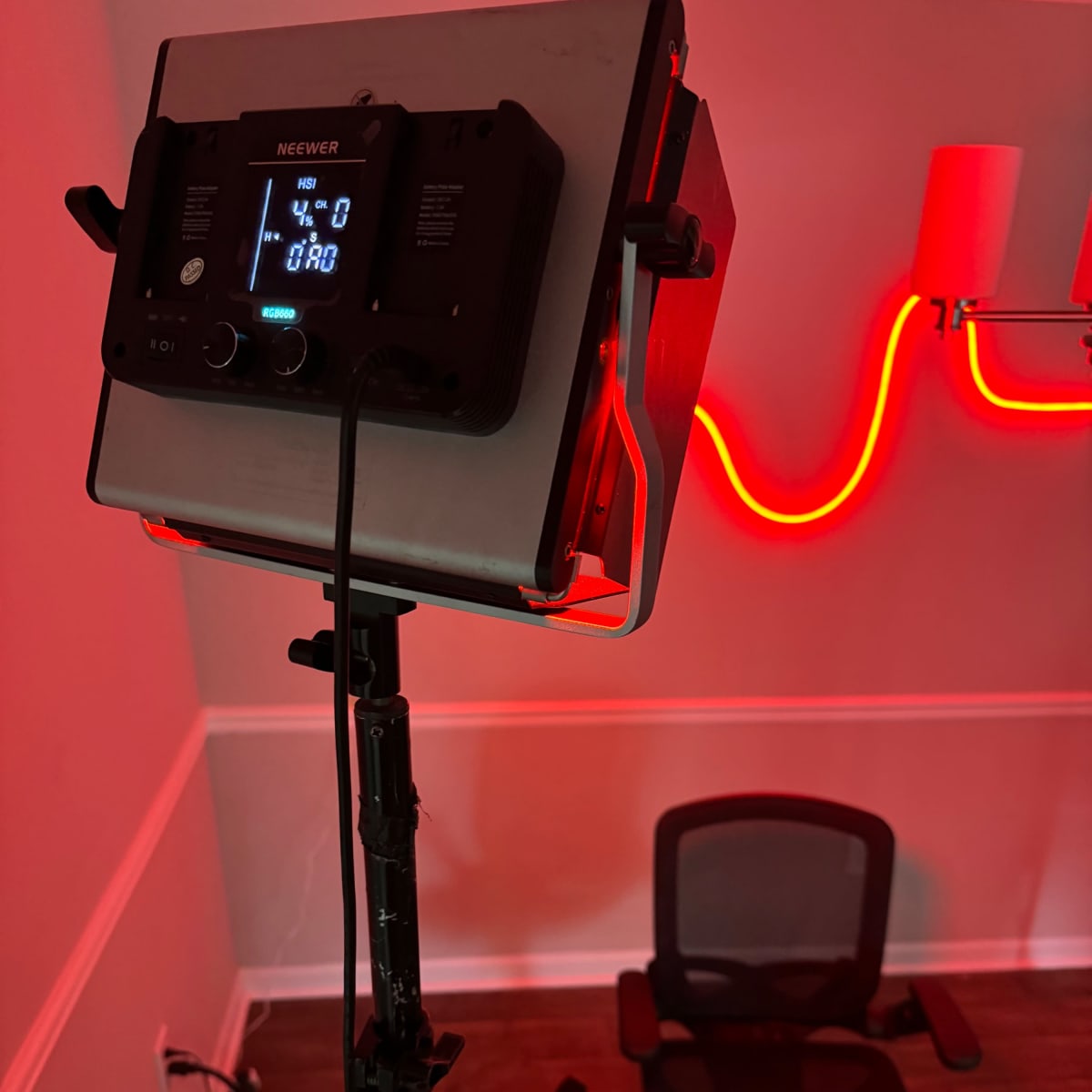 Neon light Office Studio, Duluth, GA | Production | Peerspace