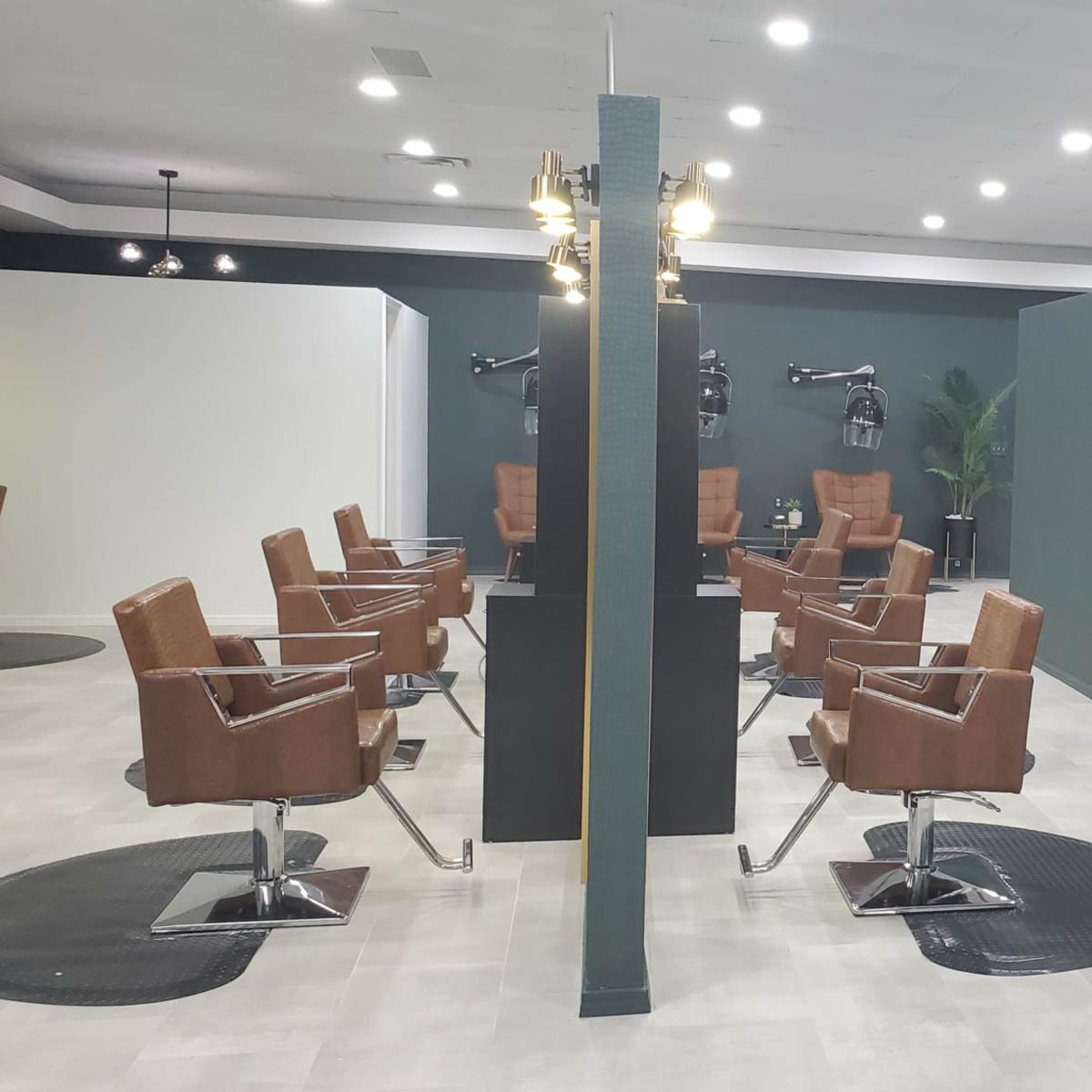 Urban Downtown Hair Salon with Event Space, Content space for Photo ...
