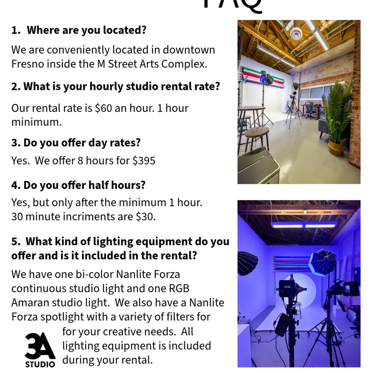 Well-equipped and Affordable Photography Studio, Fresno, CA ...