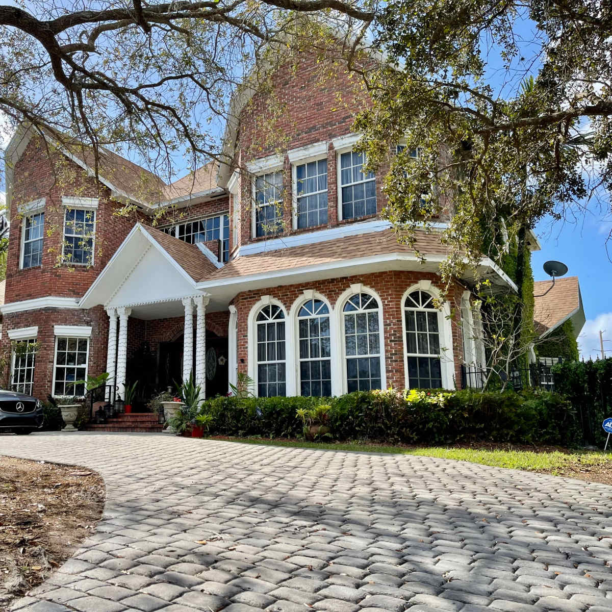 English Manor Style Brick House with Grand Staircase near The Falls ...