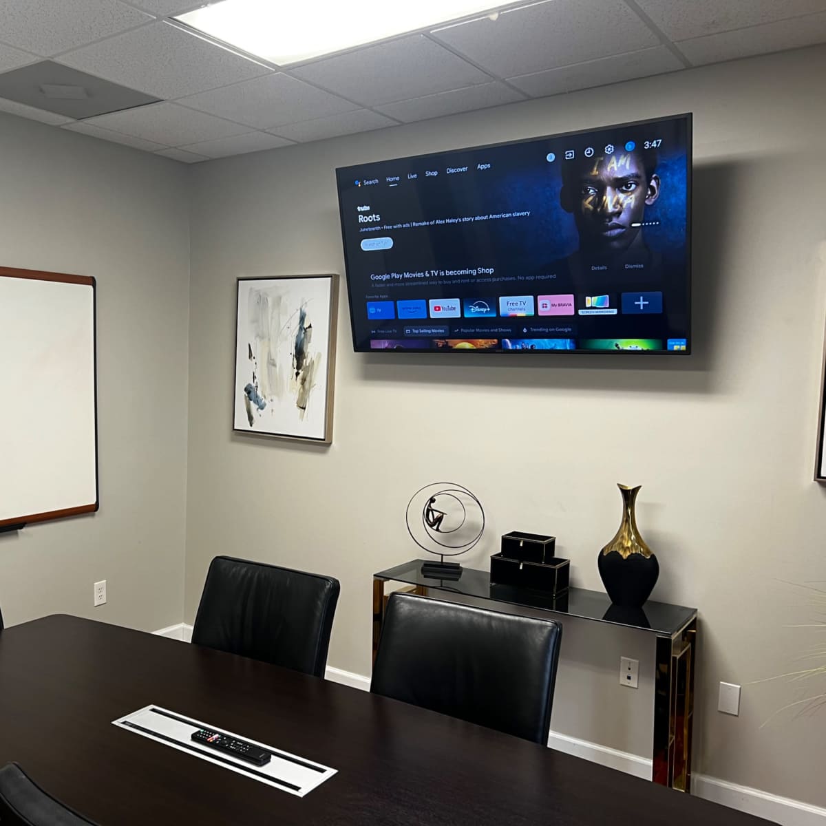 Beautiful Conference Room with Whiteboard, Large TV and access to Break ...