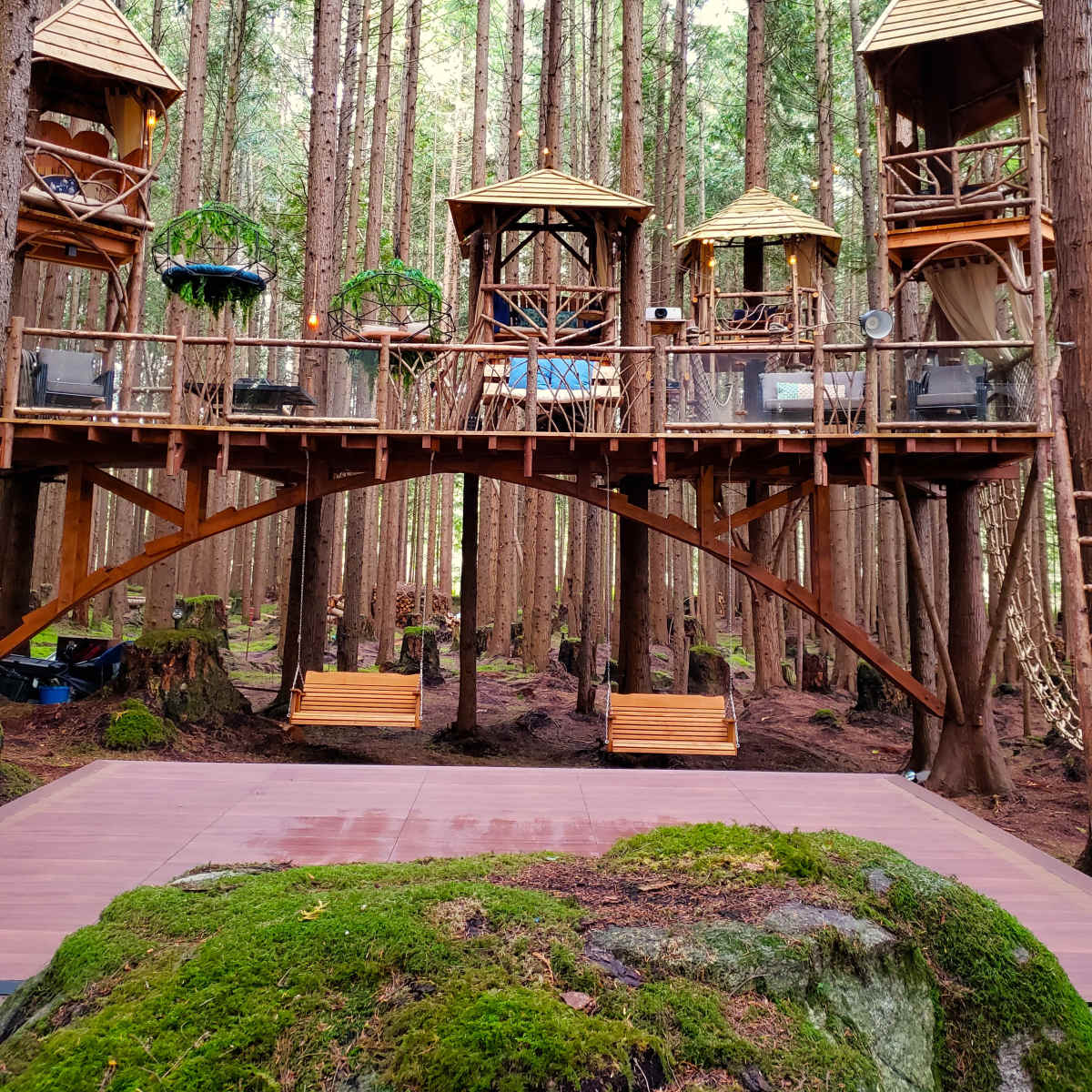 Corporate Meeting Retreat in Redmond Forest with Climb-In Theater ...