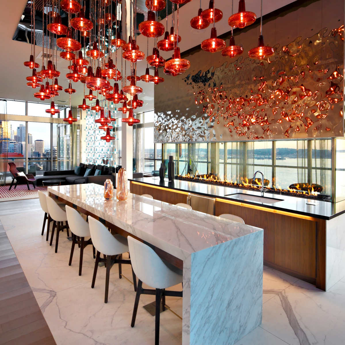 Stunning Sky Lounge and Terrace with Incredible Views, Seattle, WA ...