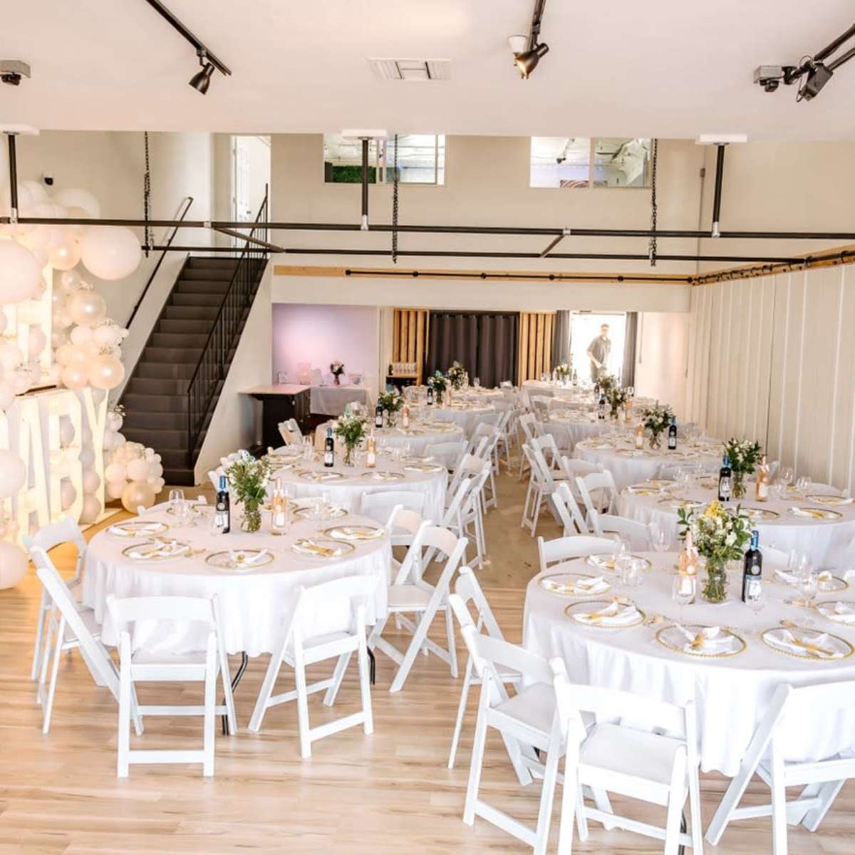 Modern Open 2-Level Flex Space with Dance Floor for Private Parties and ...