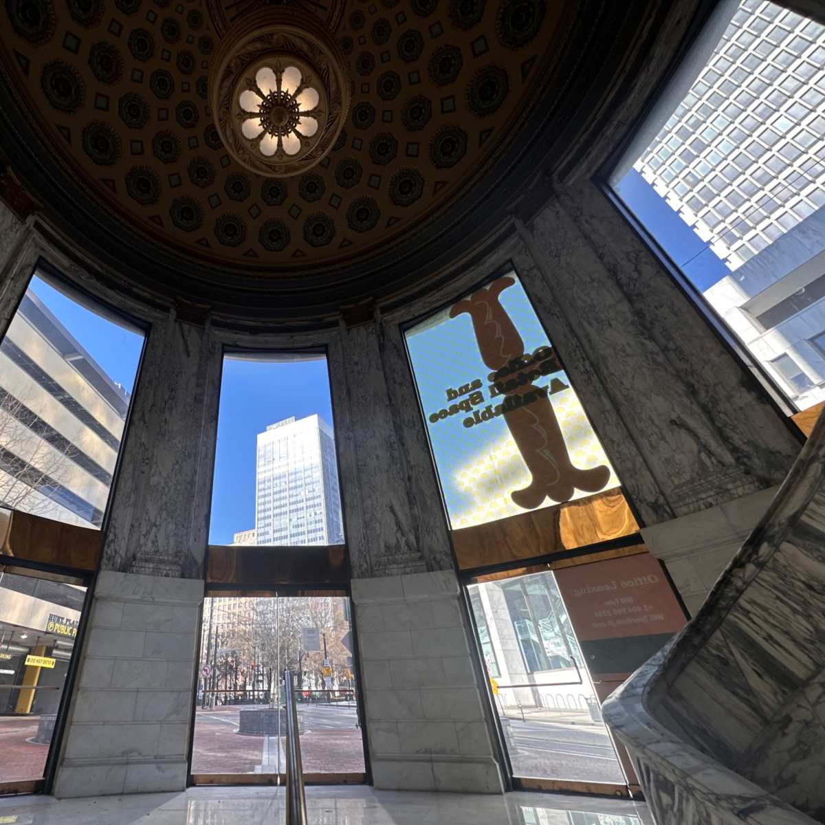 Downtown Rotunda Set Natural Light Production Studio Grand Staircase ...
