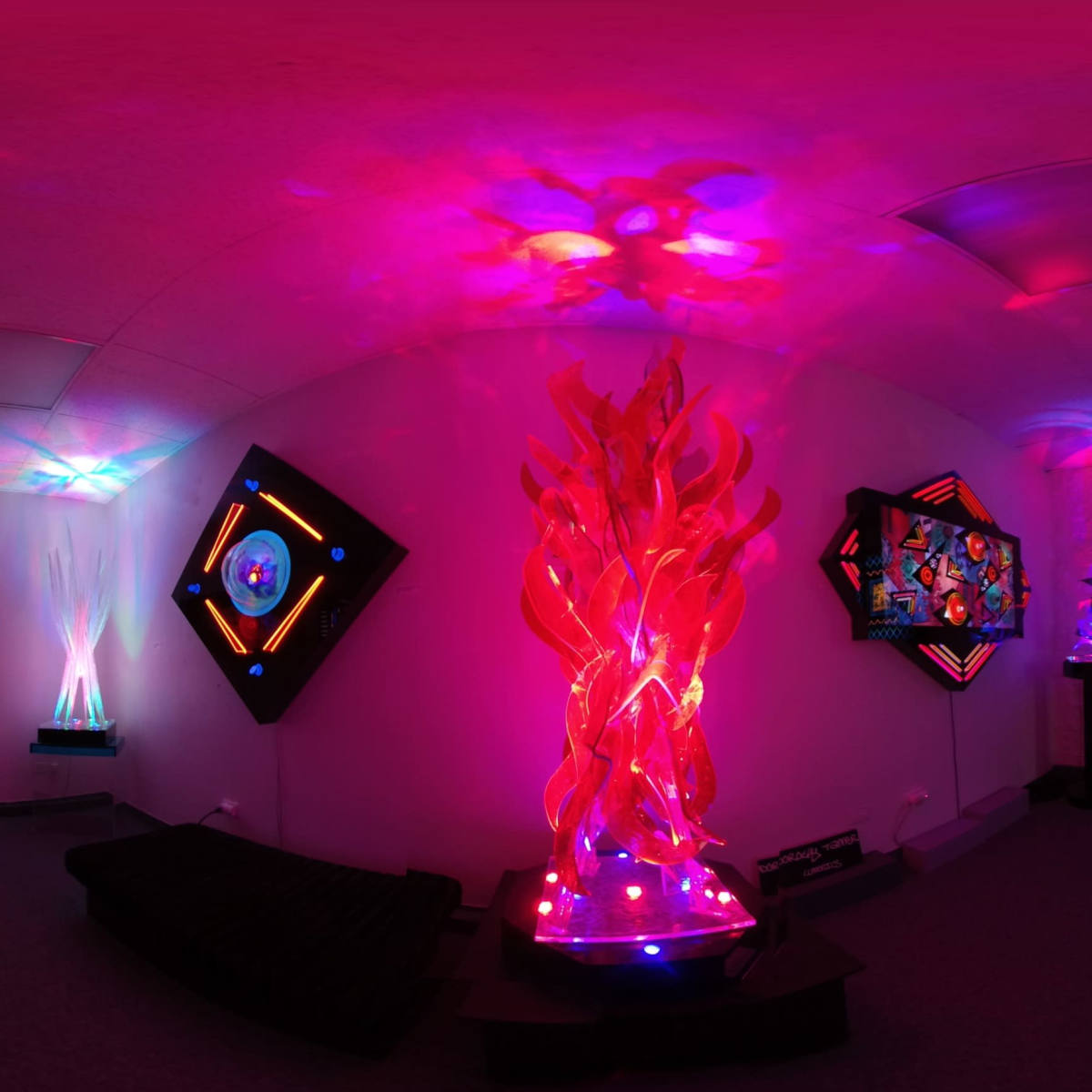 Lumonics Light & Sound Gallery | Futuristic Event Space that consists ...