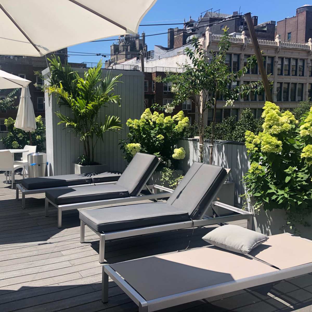 Sunny and Private Rooftop Sundeck in the heart of Union Square, New ...