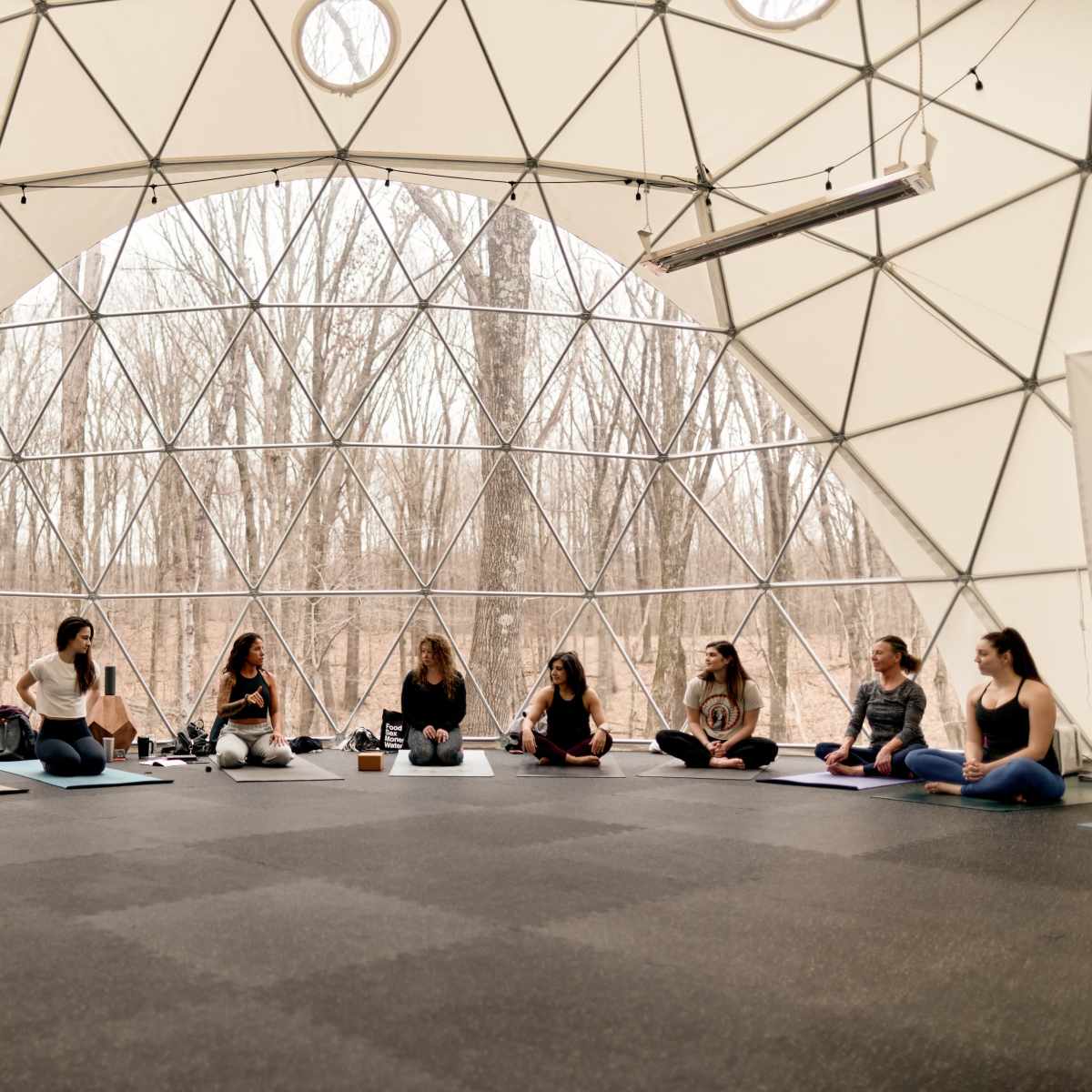 Geodesic Dome Nestled in the Wooded Area of Great Seal State Park ...