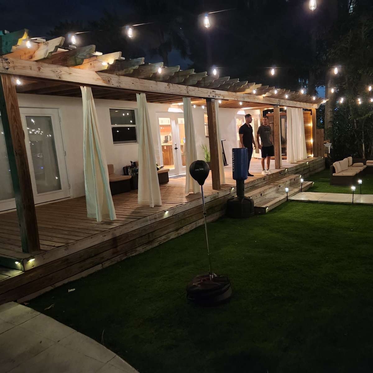 80 foot yacht waterfront property, large outdoor area, access to two ...