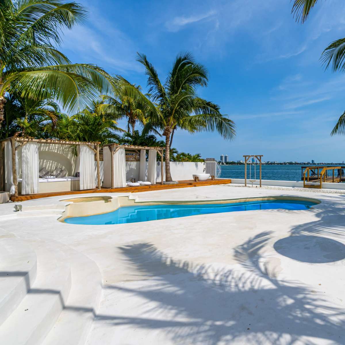 Bali/Tulum Style Backyard! Biscayne Bay Waterfront- Perfect for ...