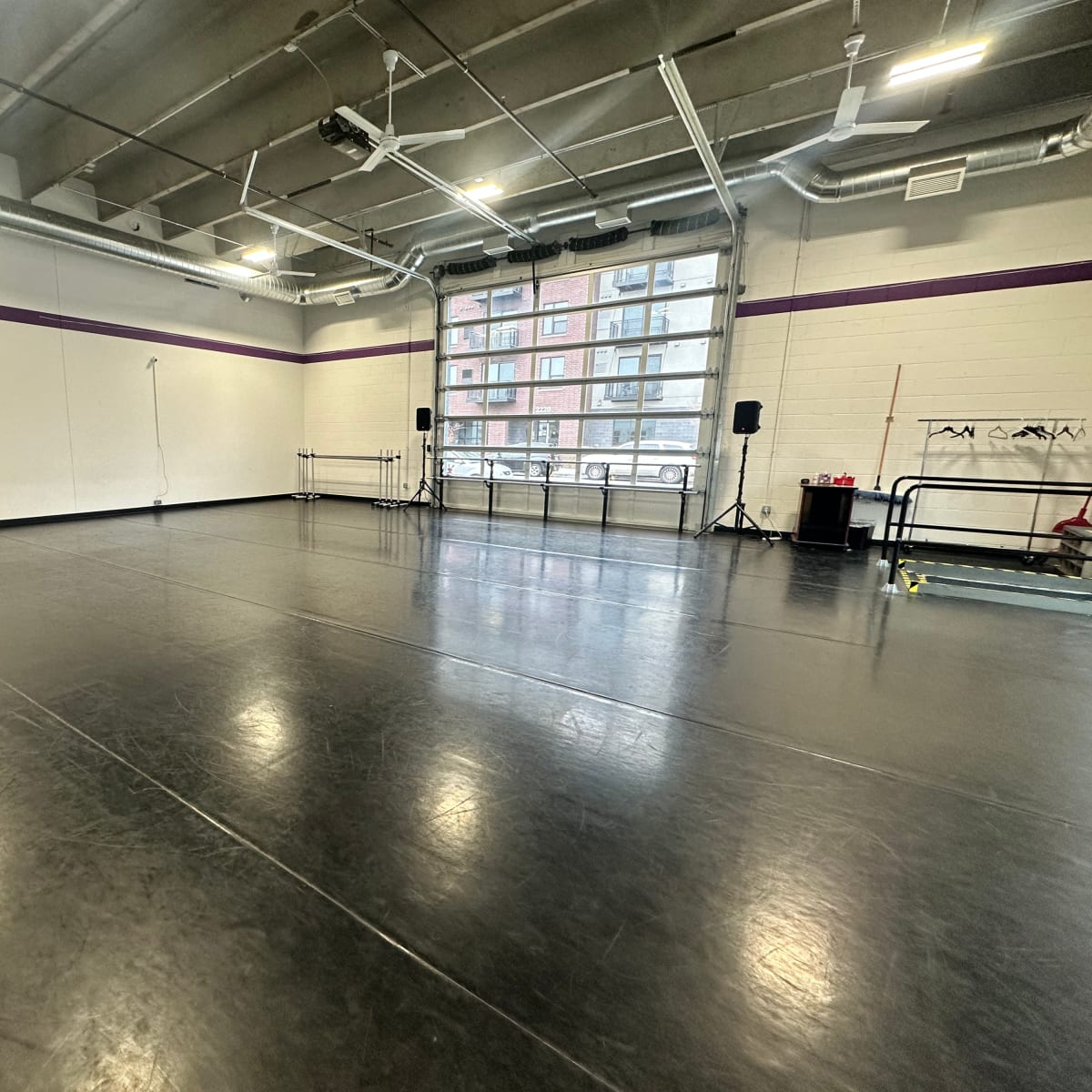 Industrial Dance Studio with Floor to Ceiling Windows, Minneapolis, MN ...