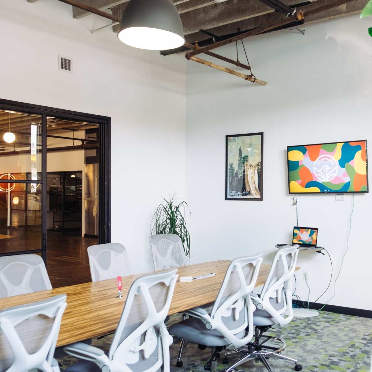 Creative Conference Room in Industrial Coworking Space, Dallas, TX ...