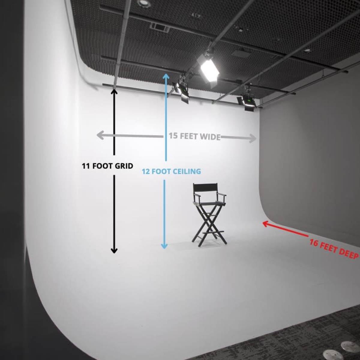 Modern 2 Wall White Cyc Studio/ Soundstage, Houston, TX | Production ...