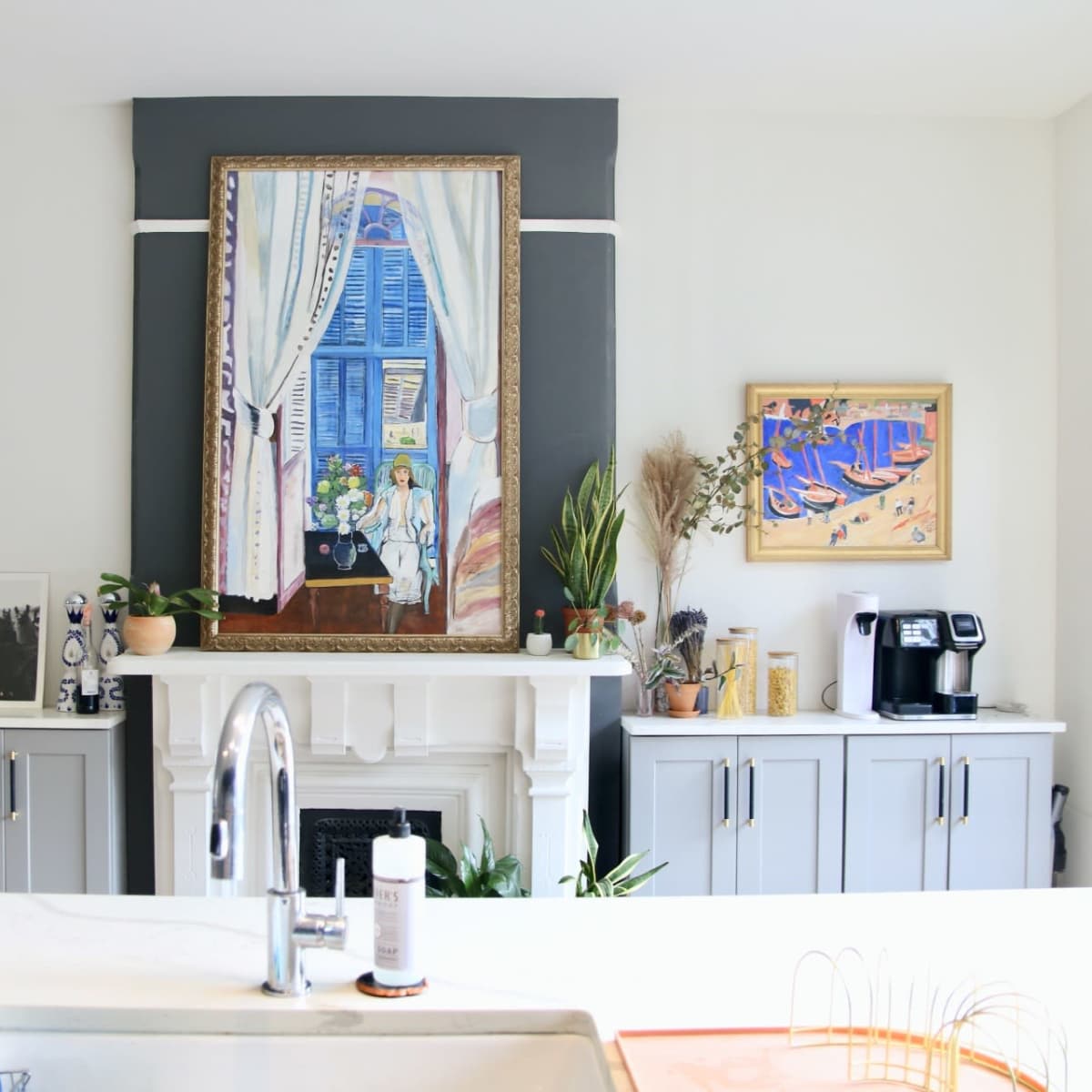 PARLOR FLOOR OF A BROOKLYN BROWNSTONE w/ KITCHEN, LIVING, DINING AREA ...