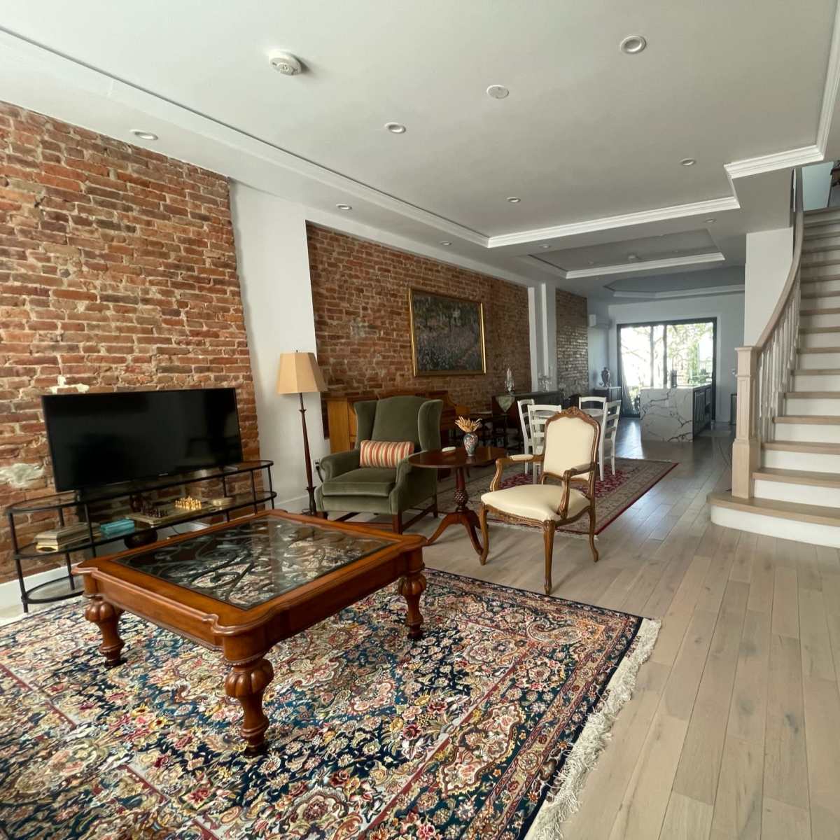 Modern Sunny light filled Brooklyn Townhouse with Brick details and ...