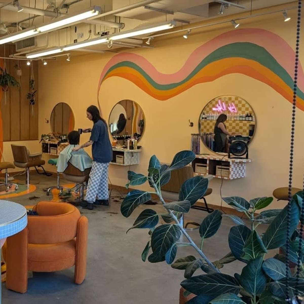 Funky Vintage Themed Hair Salon, Seattle, WA | Production | Peerspace