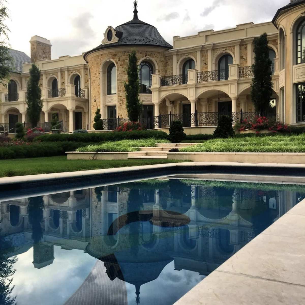 Parisian Mansion near NYC with Indoor & Outdoor Swimming Pool, Alpine ...