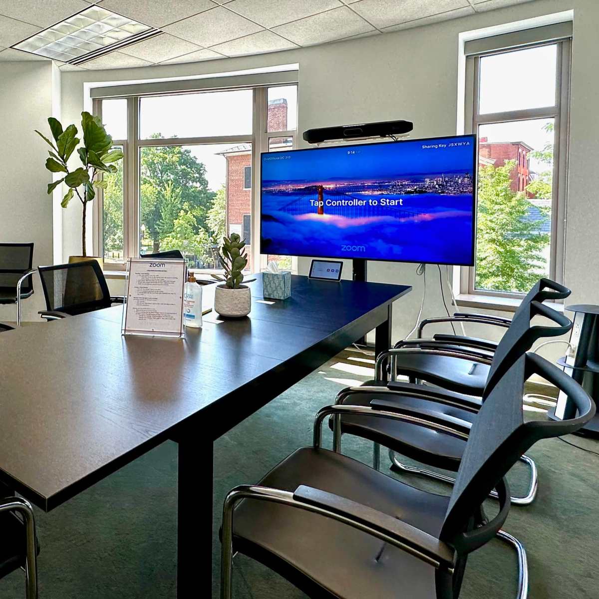 Zoom & Teams Equipped Boardroom Overlooking Lafayette Square ...